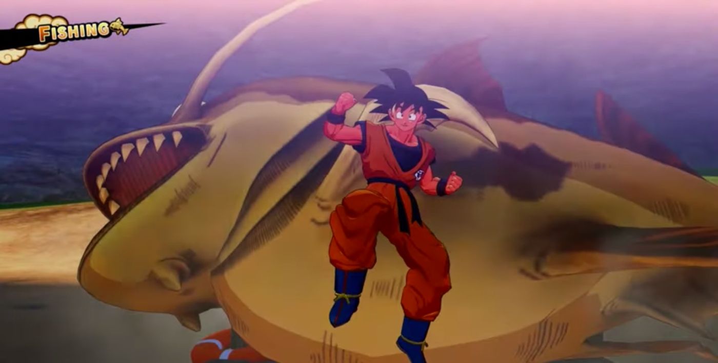 Dragon Ball Z: Kakarot Trailer Shows Goku Fishing | Game Rant