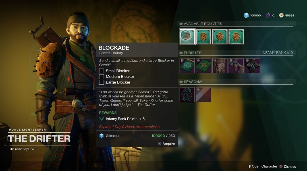 Destiny 2 Details Gambit Reward and Infamy Ranking System