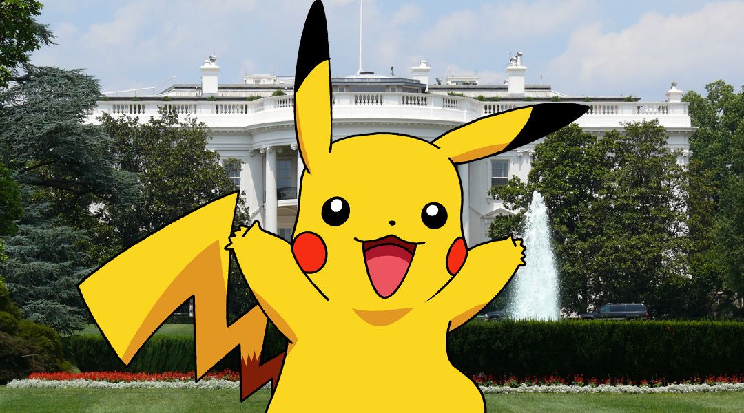 'Pikachu' Jumps Over the Fence at White House | Game Rant